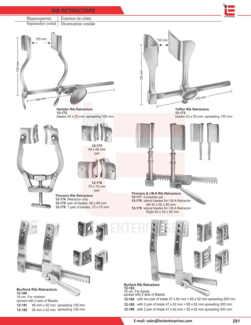 Cardiovascular & Thoracic Instruments – Welcome to Levi Enterprise