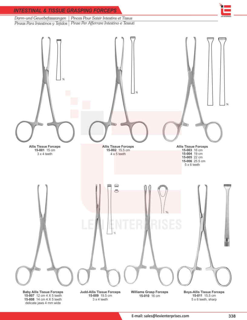 Intestinal and Rectal Instruments – Welcome to Levi Enterprise
