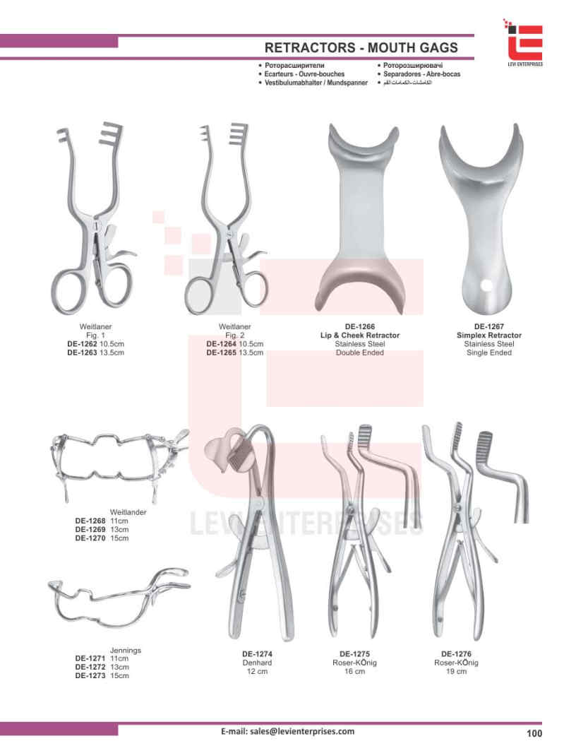 Maxillofacial Surgery Instruments – Welcome to Levi Enterprise